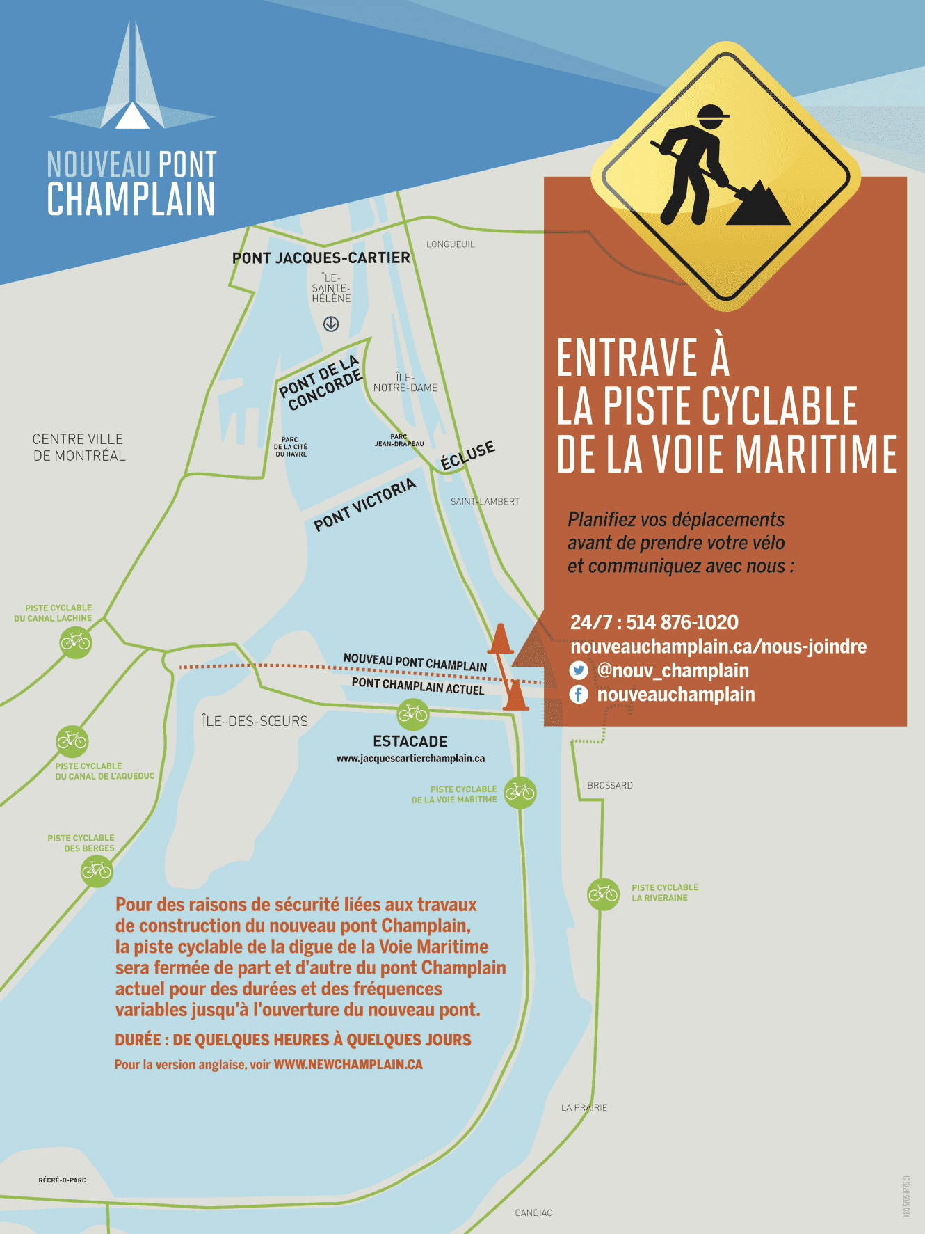 Update on 2018 cycling season: bicycle path closures on the Seaway dike ...